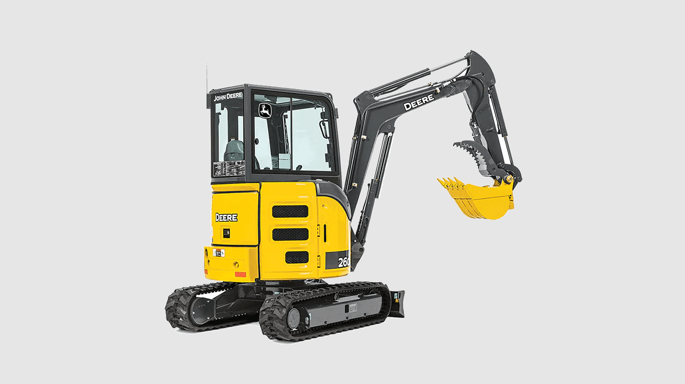 Rent a John Deere 26G Mini Excavator - Book Now